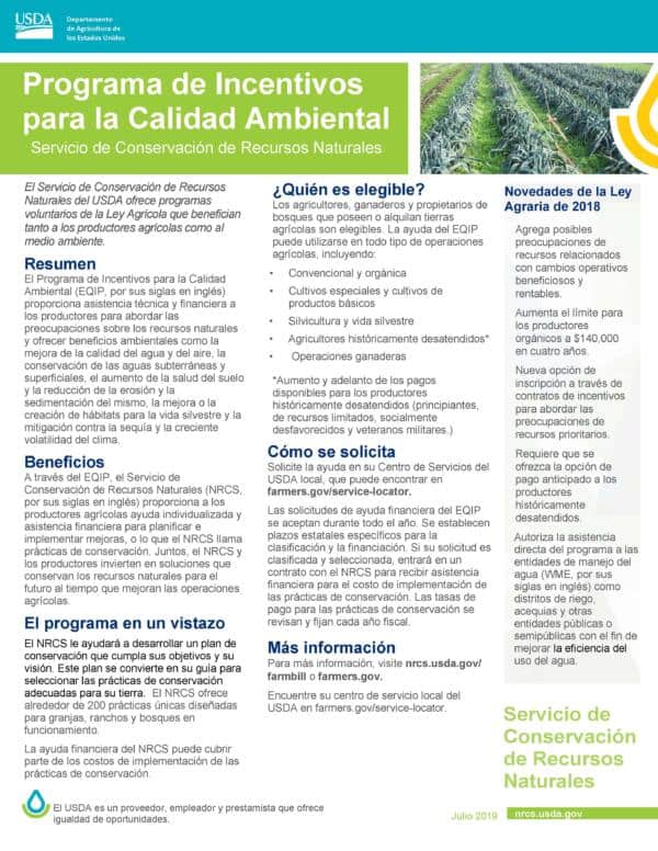 Environmental Quality Incentives Program (EQIP) - Organic Farming ...
