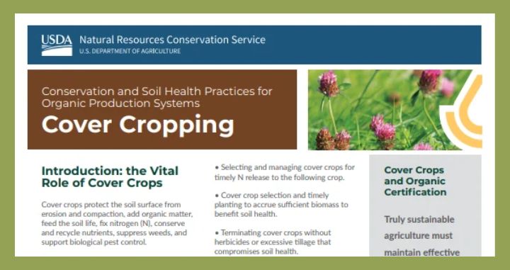 Cover Cropping - Organic Farming Research Foundation